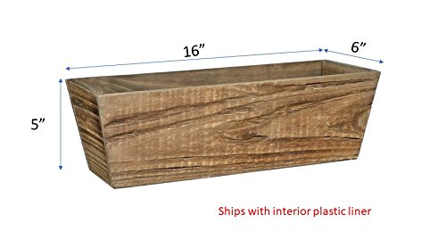 Wood Window Box – Buffalo Brown – Stout Sheds