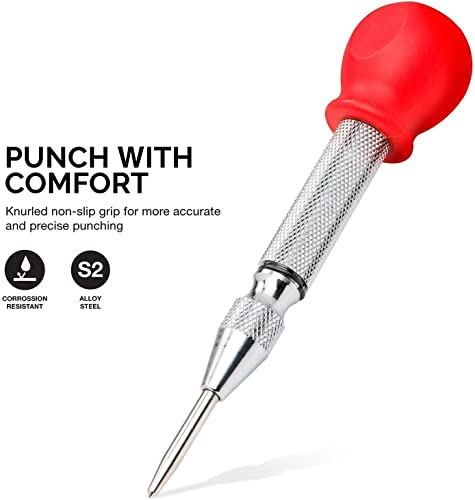 Snapklik.com : NEIKO 02638A 5-Inch Automatic Center Punch For Metal ...