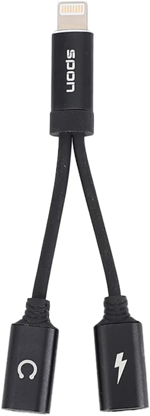 SP SPON iPhone Adapter, Headphone Adapter for iPhone, Dual Lightning ...