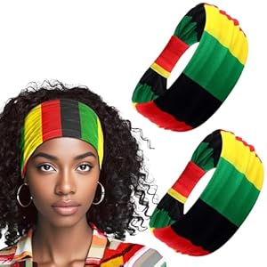 Amazon.com: AIUPUOC Juneteenth Headbands African Juneteenth Jamaica ...