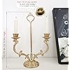 Amazon.com: Taper Candle Holder with Handle - Vintage Iron Candle ...