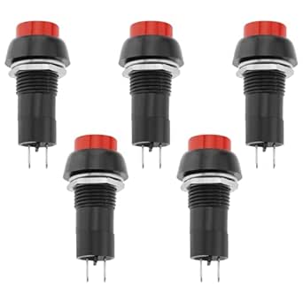 Create idea 5pcs 12mm Latching Push Button Switch SPST ON Off Switch ...