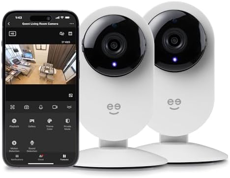 Amazon.com : Merkury Smart 1080p HD Security Camera - WiFi Security ...