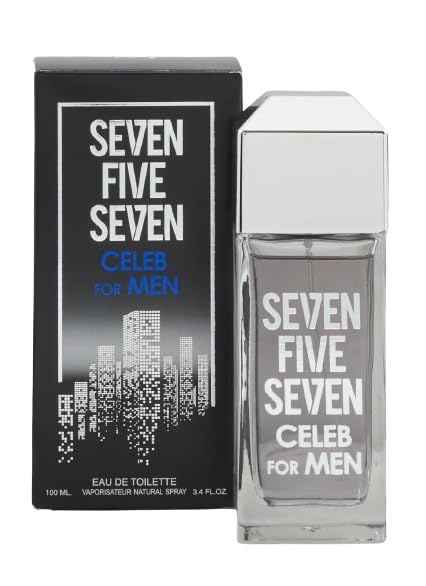 Amazon.com : Seven Five Seven Celeb Men's Cologne 3.4 Oz EDT Amber ...