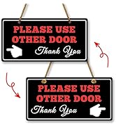 Amazon.com: Night Shift Worker Sleeping Sign Hanging Plaque for Home ...