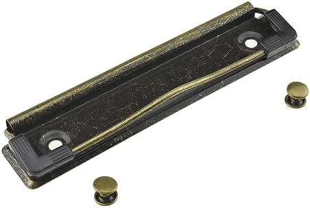 Amazon.com : HAHIYO 4.72 Inches Black Metal Mountable Clipboard Clips ...