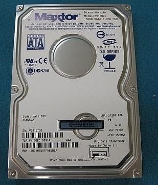 Amazon.com: Maxtor 6V160E0 160GB Hard Drive : Electronics