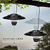 Amazon.com : VEVOR Hanging Patio Heater, 1500W Outdoor/Indoor Electric ...