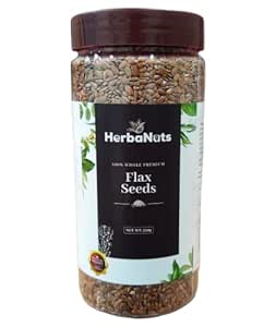 The Nut Science Alsi Fresh Flax Seeds, 250gm, Pack Of 1 : Amazon.in ...