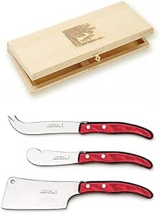 Amazon.com: Claude Dozorme 3pc Cheese Set – Red Wine handle: Home & Kitchen