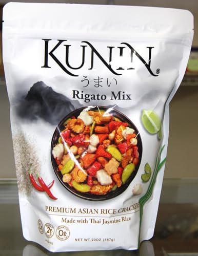 Amazon.com: KUNIN Rigato mix, premium Asian rice crackers, made with ...