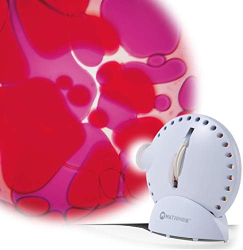 MATHMOS Lava Lamp Projector in White – Violet/Red : Amazon.co.uk ...