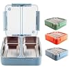 xxonyx Bento Lunch Box 1100ml for Adults and Kids Large Capacity with ...