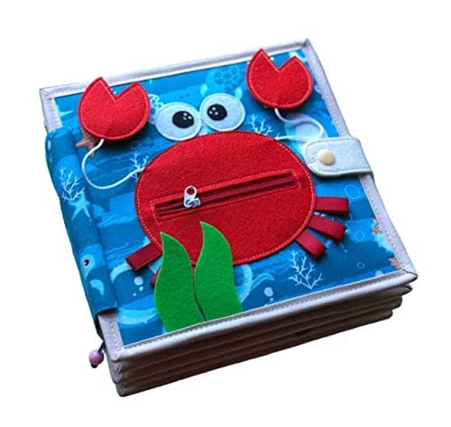 Amazon.com: Quiet Baby Book, Animals, Shapes, Colors, Felt book for ...