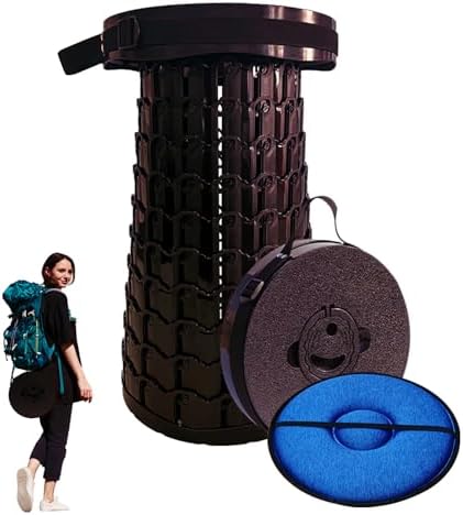 Amazon.com: Upgraded 19.7"Portable Collapsible Folding Stool with ...