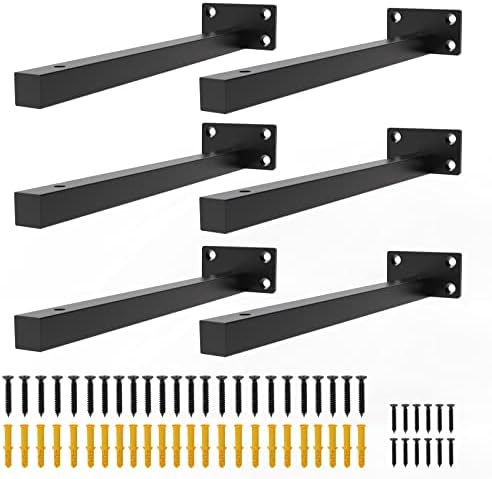 Shelf Bracket 12 inch, Brackets for Shelves, Floating Shelf Brackets ...