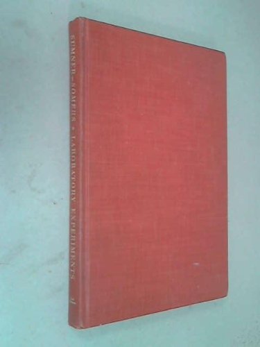 Laboratory Experiments in Biological Chemistry: James B. Sumner: Amazon ...