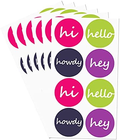 Amazon.com: 600 Pcs Roll Kids Sticker, 3 Pack in 30 Designs,1-1/2 Inch ...