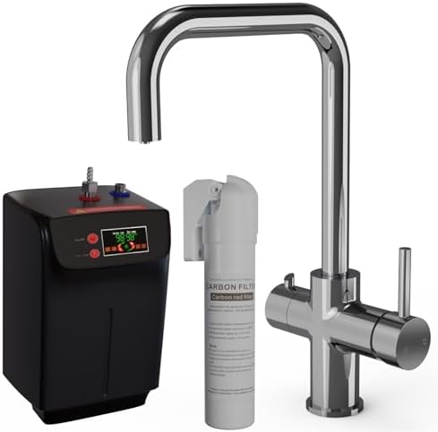 Liquida EBT311CH 3 in 1 Chrome Kitchen Instant Boiling Hot Water Tap ...