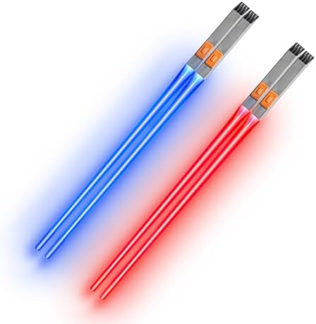 Amazon.com: Lightsaber Chopsticks Light Up - LED Glowing Light Saber ...