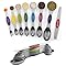 Amazon.com: Stainless Steel Magnetic Measuring Spoons Set, Dual Sided ...