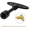 Amazon.com: Opzour 2 Packs Universal Gas Valve Key Fit 1/4" and 5/16 ...