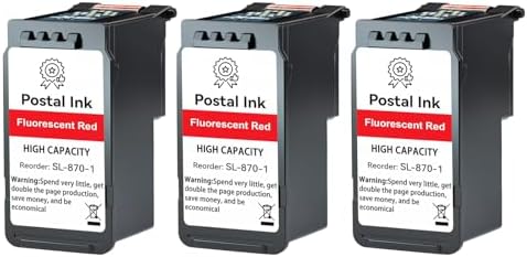 Amazon.com: SPLENDIDCOLOR SL-870-1 Red Ink Cartridge Fluorescent Red ...
