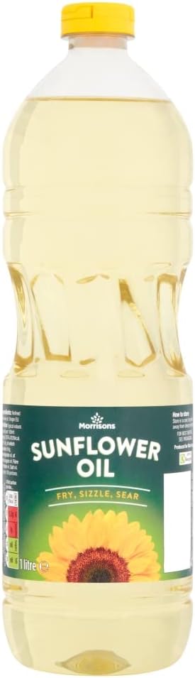 Morrisons Sunflower Oil 1 Litre : Amazon.co.uk: Grocery