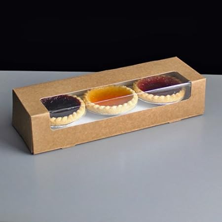 12 x Mince Pie Box Christmas Double Stack Boxes Hold 3 or 6 Cakes (Pack ...