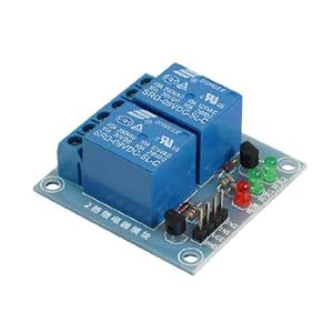 High Level Trigger Two Channel Relay Module 9V DC : Amazon.in: Home ...