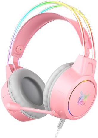 Amazon.com: Gaming Headset with Microphone for Pc, Xbox One Series X/s ...