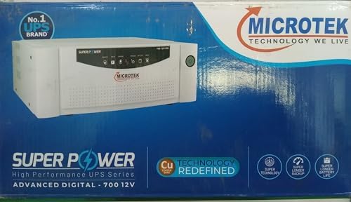 Microtek Super Power 900 Advanced Digital 800VA/12V Inverter, Support 1 ...