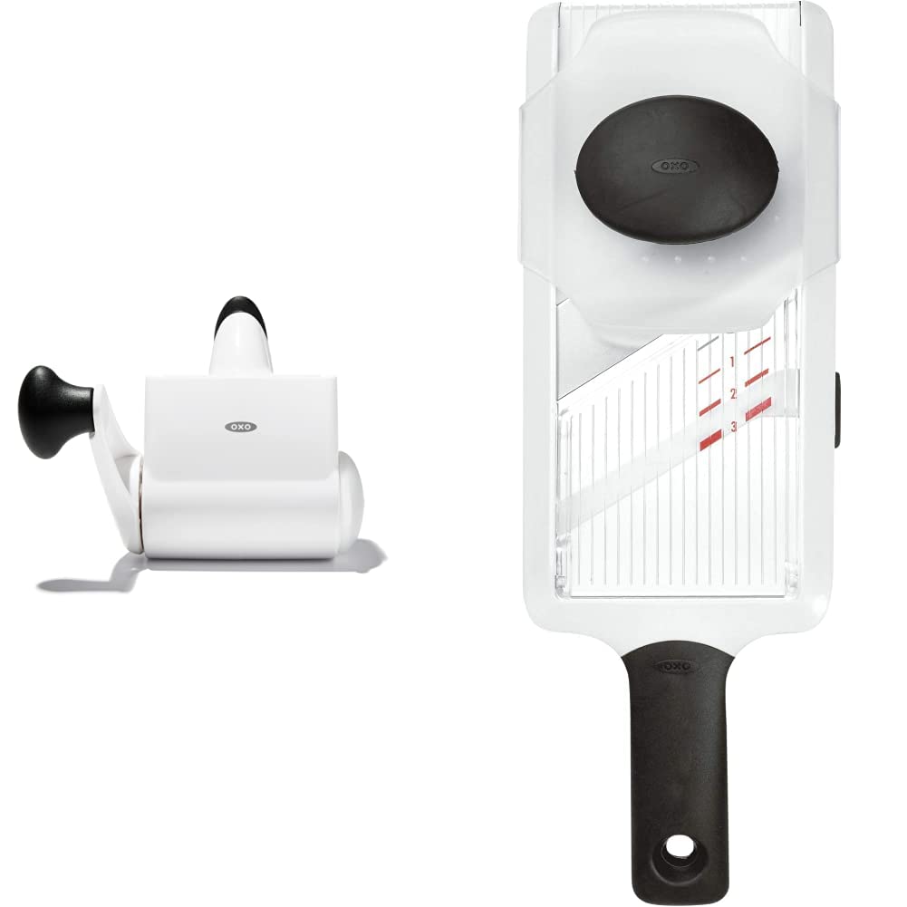 Amazon.com: OXO Good Grips Rotary Grater,White + OXO Good Grips ...