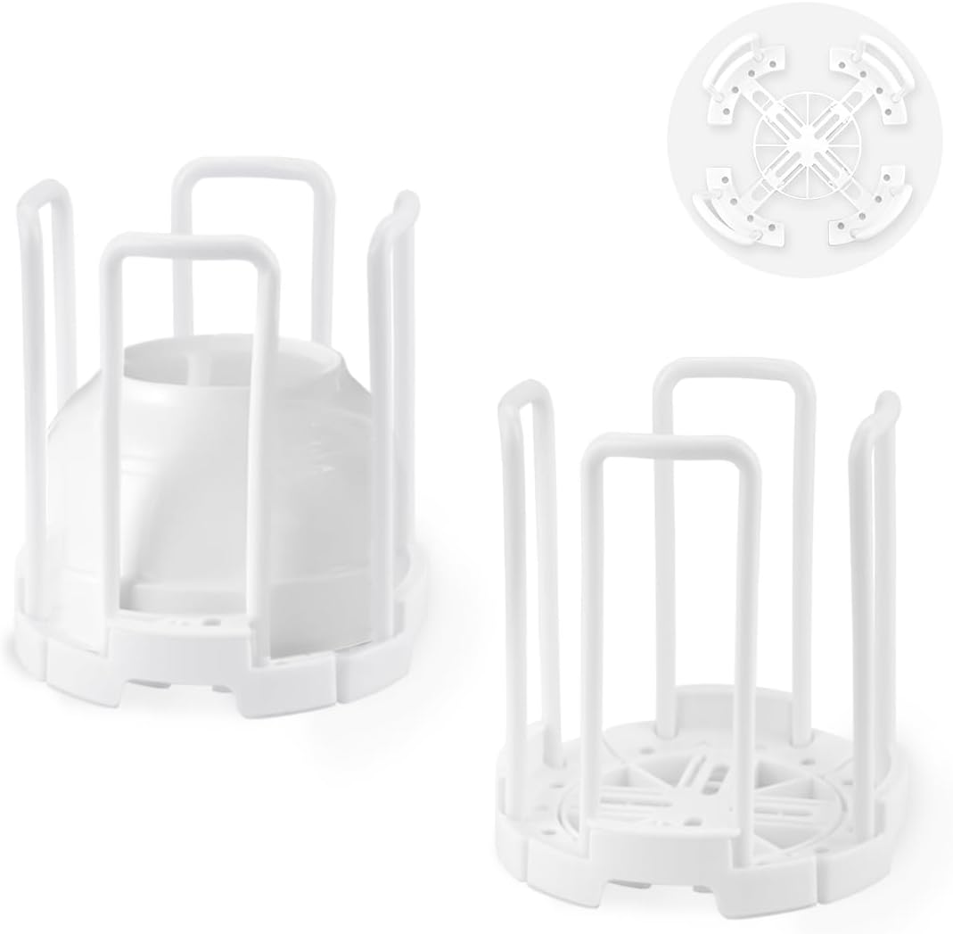 2 Pcs Bowl Rack for Kitchen Cutlery, Retractable Plastic Dish Rack ...