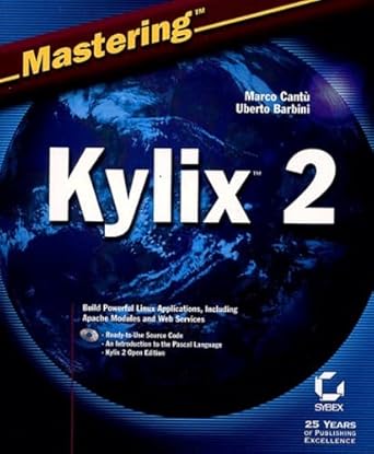 Mastering Kylix 2. Cd-Rom Included : Cantu, Marco, Barbini, Uberto ...