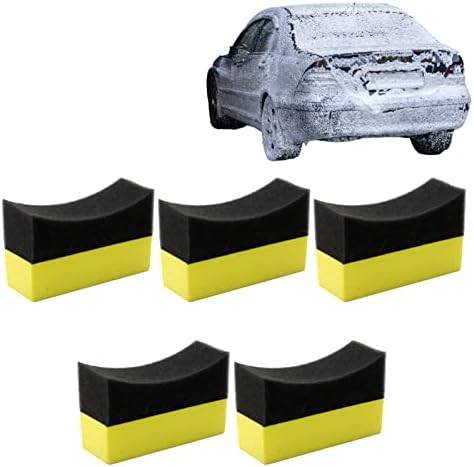 Amazon.com: 15pcs Car Tire Dressing Applicator Foam Designed Curved ...