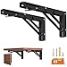 Amazon.com: 10-Inch Foldable Brackets for DIY Folding Shelves or Tables ...