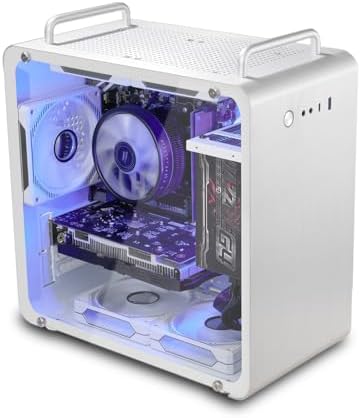 Amazon.com: Clear Acrylic Mini ITX PC Case, Mini ITX Computer Case, 360 ...