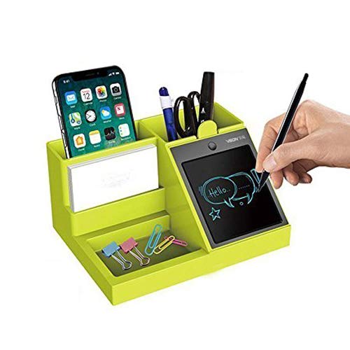 SMILEDRIVE® Multifunction Pen Mobile Holder Desk Stand Organizer with 4 ...