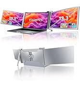 Amazon.com: FOPO 12” Triple Portable Monitor, FHD 1080P IPS Laptop ...
