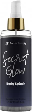 Swiss Beauty – Body Splash Secret Glow 200ml : Amazon.com.br: Beleza