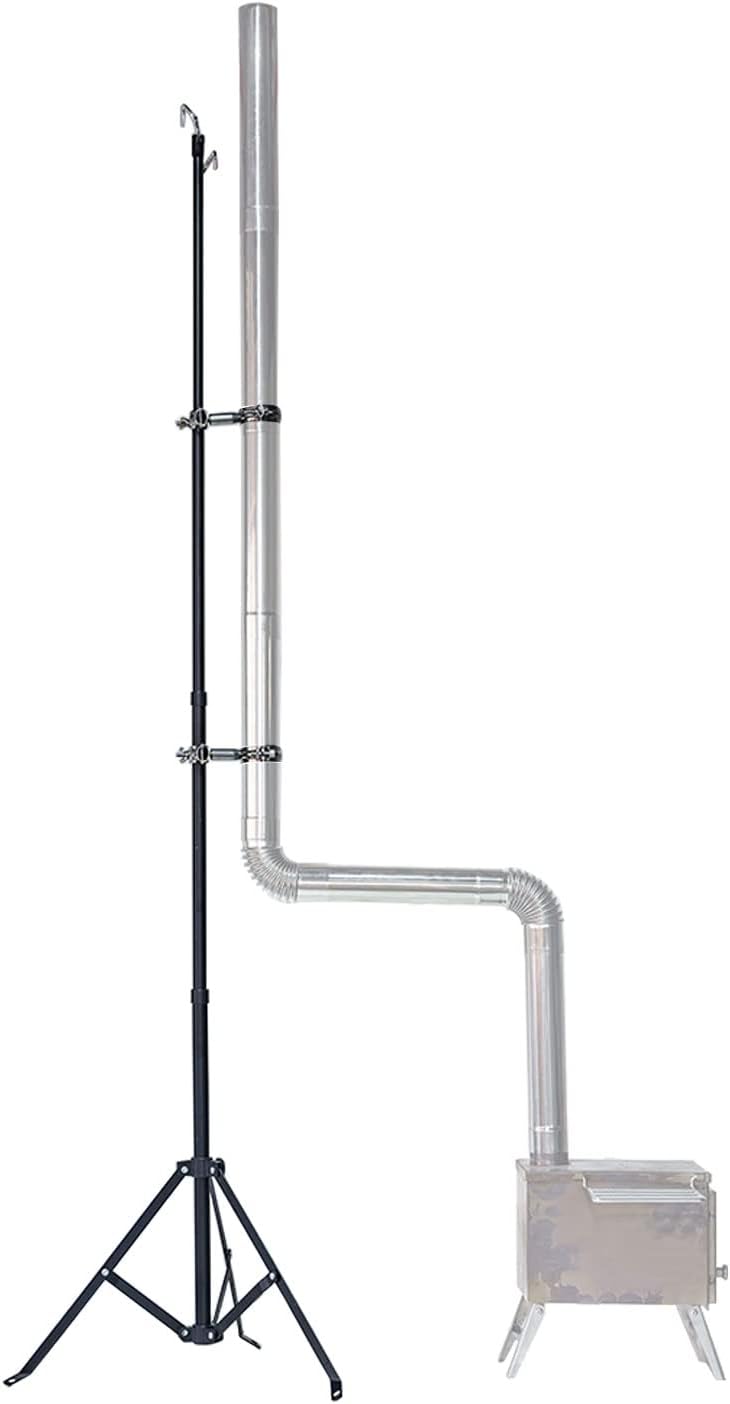 Amazon.com: Telescopic Stove Pipe Lantern Stand for Adjust Camping Tent ...