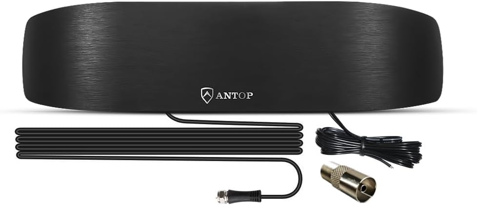 Amazon.com: FM Antenna for Stereo Receiver Indoor - Antop AT-217FM FM ...