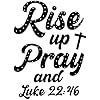Décoration murale en vinyle se lever prier dieu jés conception ...