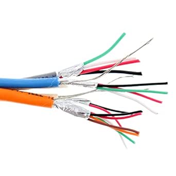 Belden 558AFS Shielded Access Control Cable, 4C18 + 4C22 + 3P22 + 2C22, Banana Peel, 1000-Feet ...