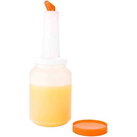 Amazon.com: Cocktailor 32 FL OZ. Colorful Juice Pouring Spout Bottle ...
