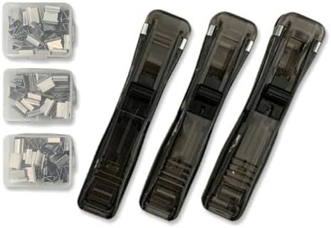 Amazon.com : OIF 3 Pack Portable Handheld Paper Clam Clip Dispenser ...