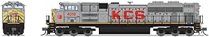 Amazon.com: Broadway Limited 8424 EMD SD70ACe, KCS 4021, Gray/Red/Yellow, Paragon4 Sound/DC/DCC ...
