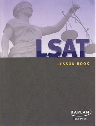 LSAT Lesson Book: Kaplan: Amazon.com: Books