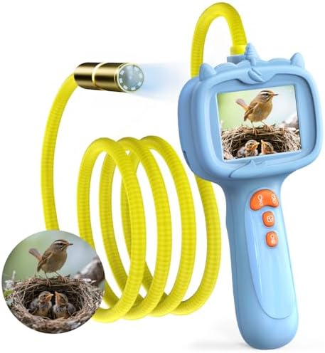 Kids Endoscope with Light, Borescope Snake Camera Toy for Kids,STEM ...
